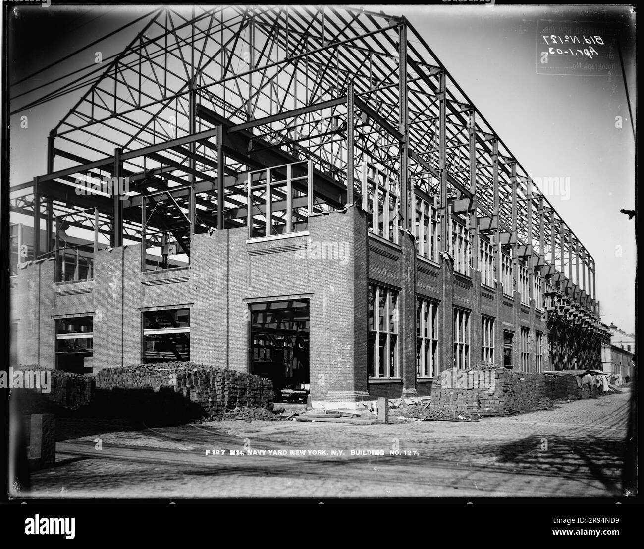 Building Number 127. Glass Plate Negatives of the Construction and ...