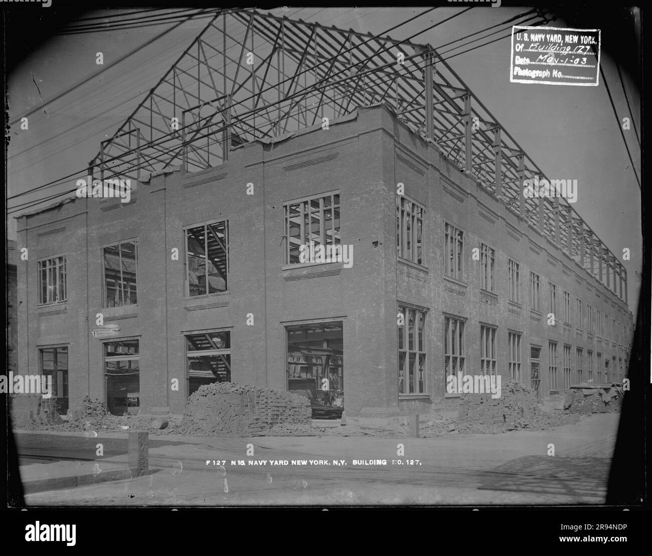 Building Number 127. Glass Plate Negatives of the Construction and ...