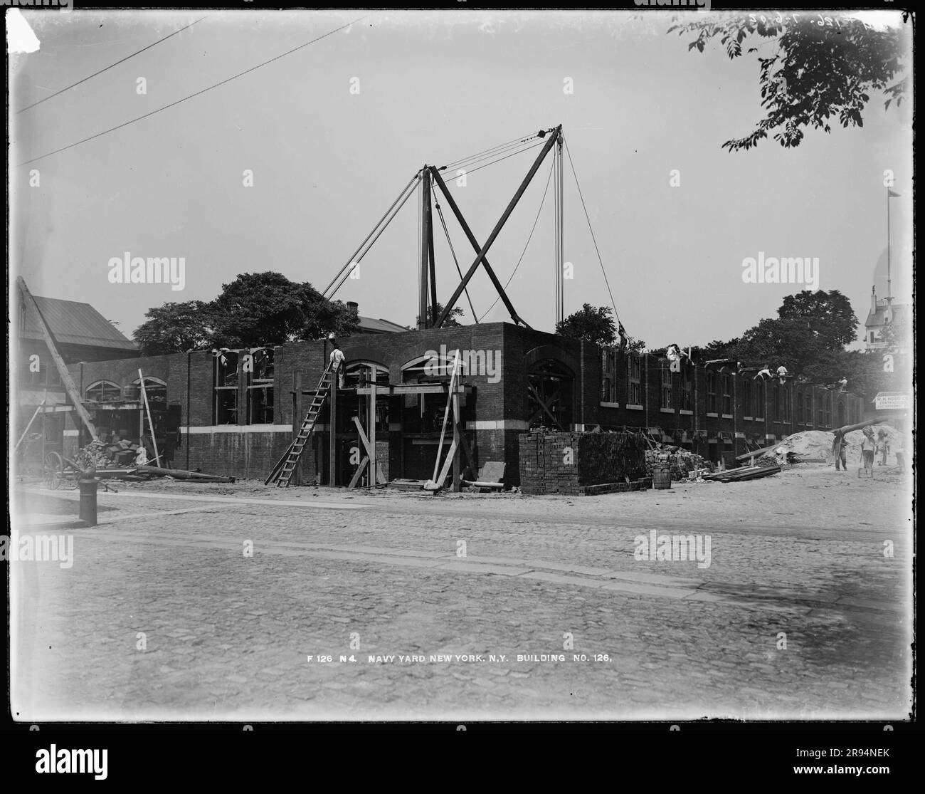 Building Number 126. Glass Plate Negatives of the Construction and ...