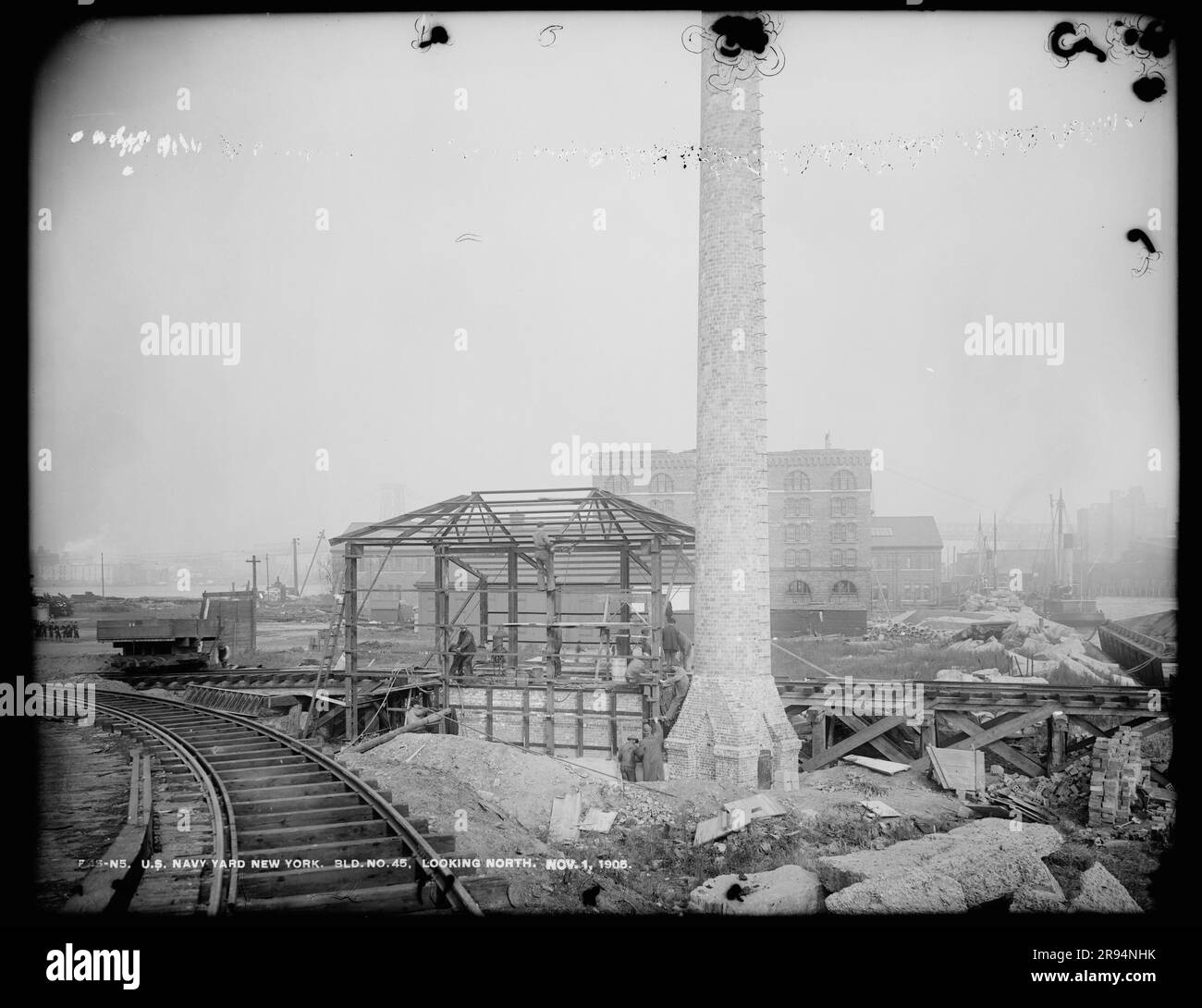 Building Number 45, Looking North. Glass Plate Negatives of the ...
