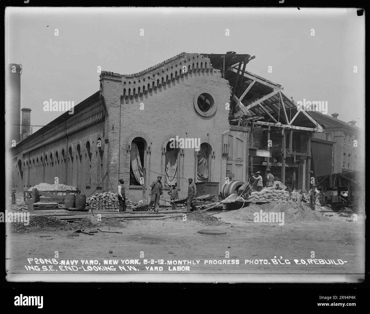 Repair and rebuilding Black and White Stock Photos & Images - Alamy