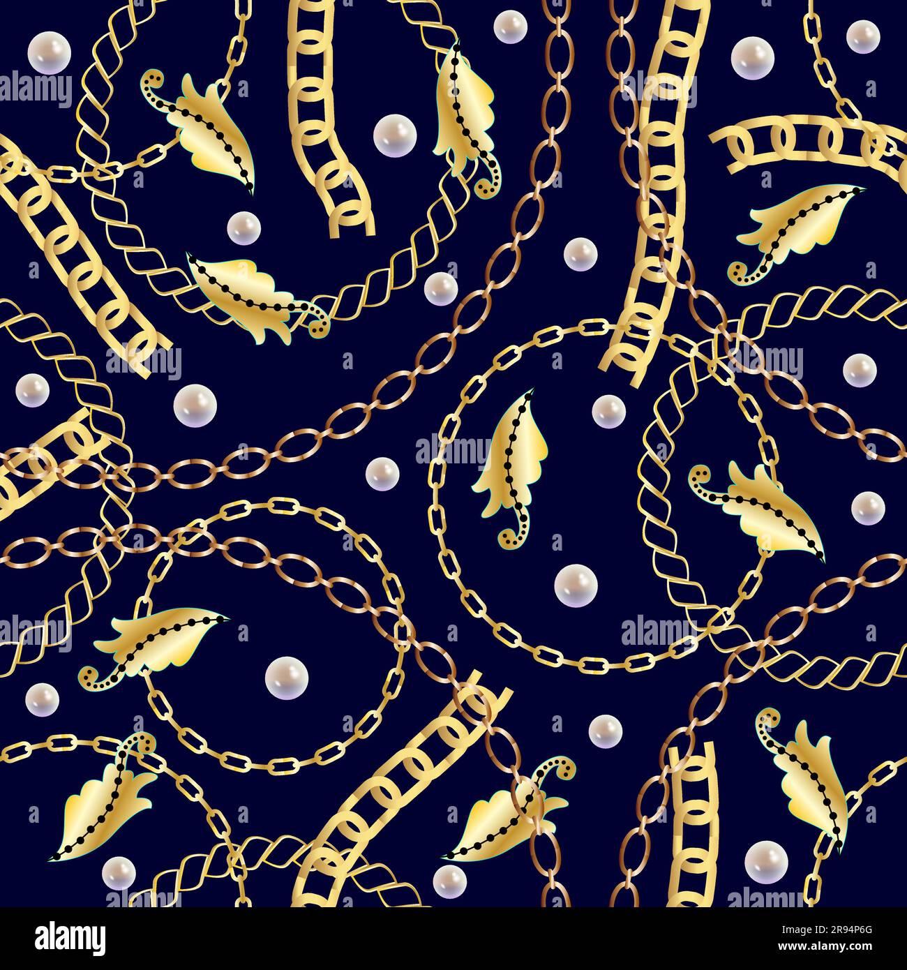 Pearl chains Stock Vector Images - Alamy