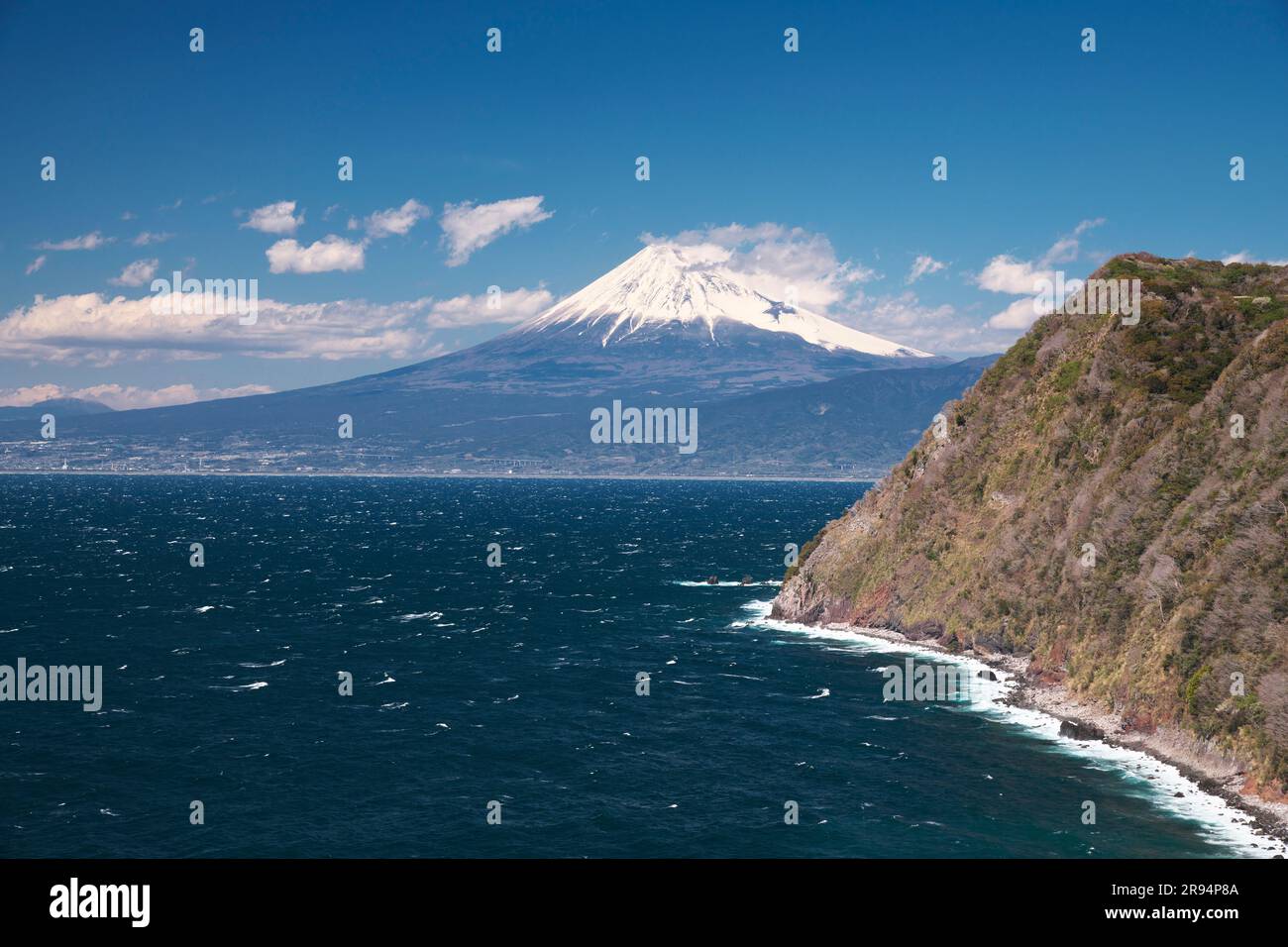 Mt. Fuji and Suruga Bay Stock Photo - Alamy