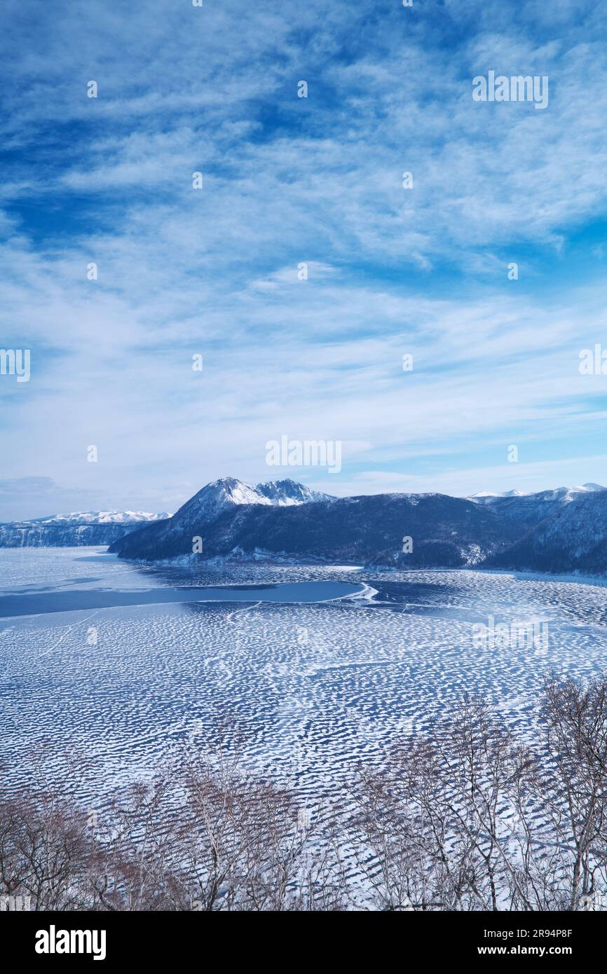 Winter on Lake Mashu Ko Stock Photo - Alamy