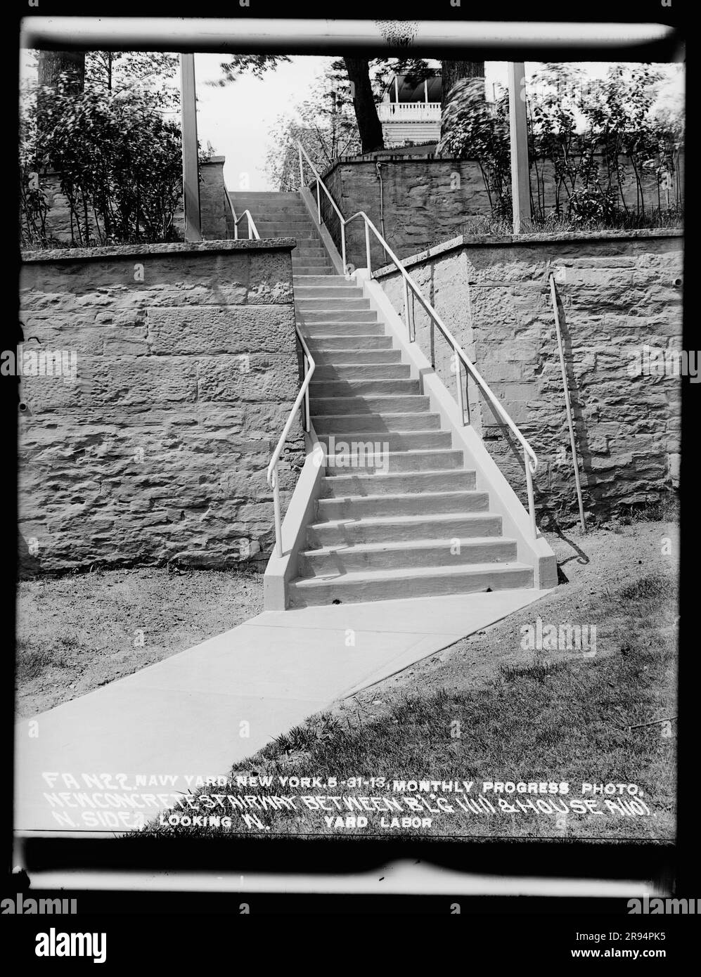 Industrial facility stairway Black and White Stock Photos & Images - Alamy