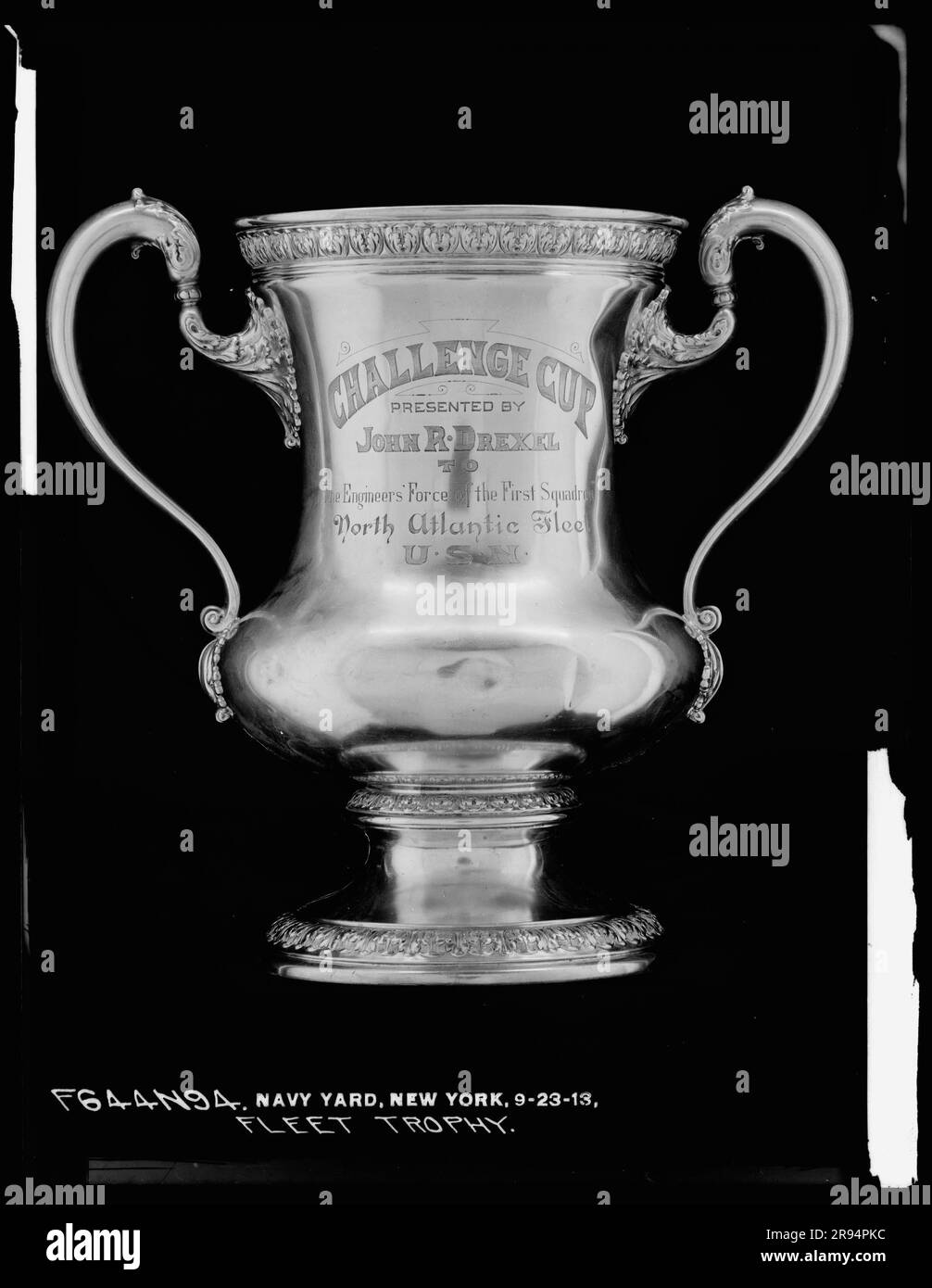 Fleet Trophy. Glass Plate Negatives of the Construction and Repair of ...