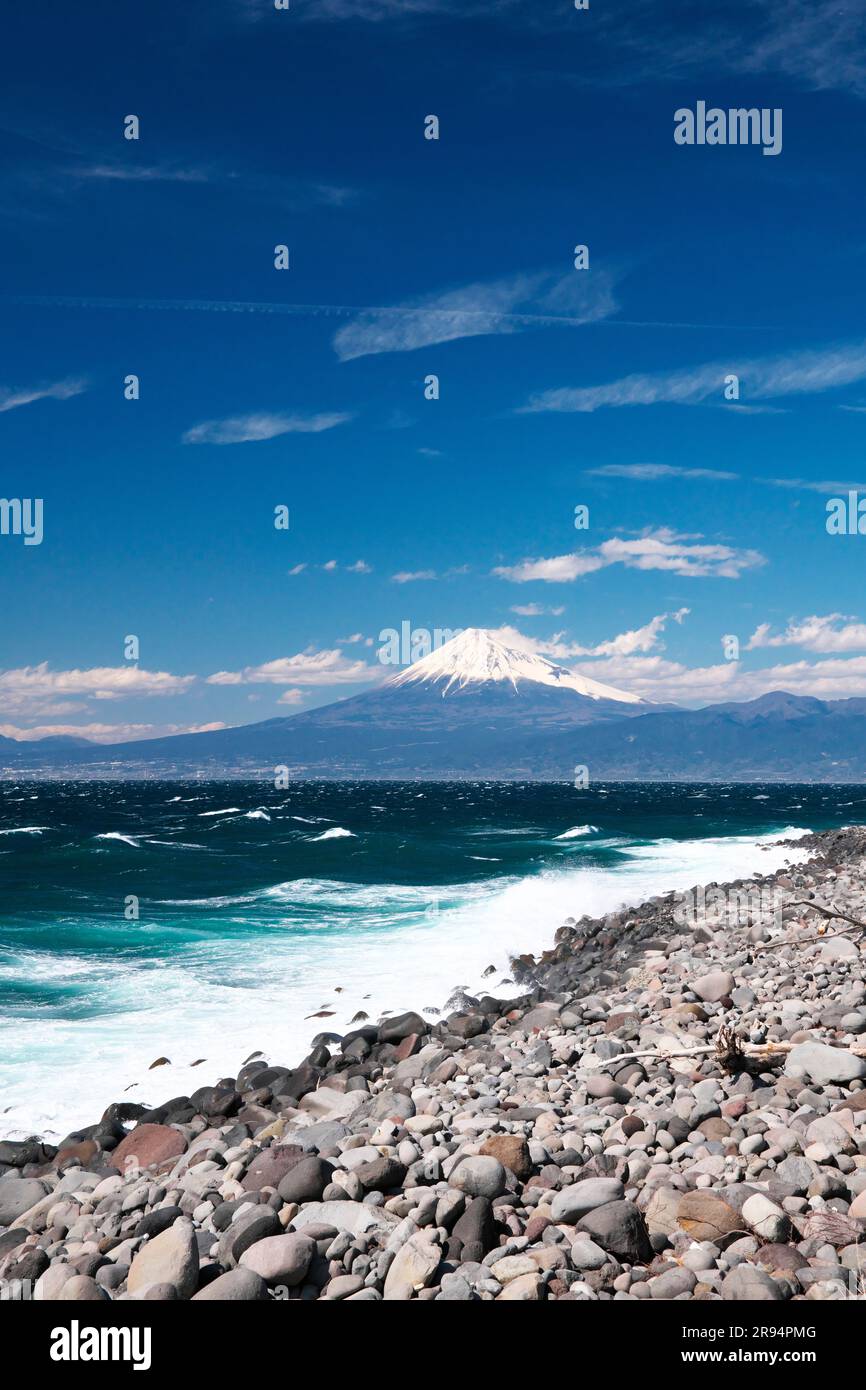 Mt. Fuji and Suruga Bay Stock Photo - Alamy