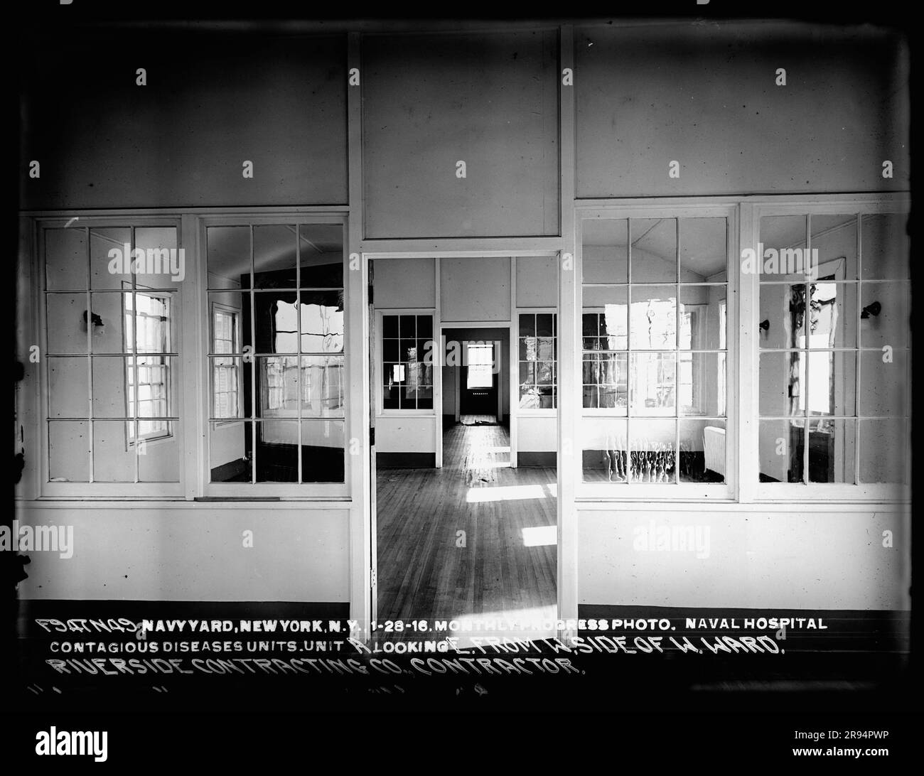 Monthly Progress Photo, Naval Hospital Contagious Diseases Units, Unit ...