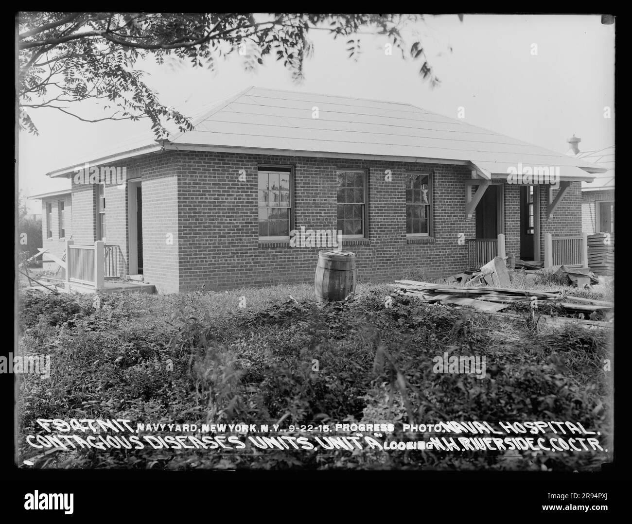 Progress Photo, Naval Hospital Contagious Diseases Units, Unit "A ...