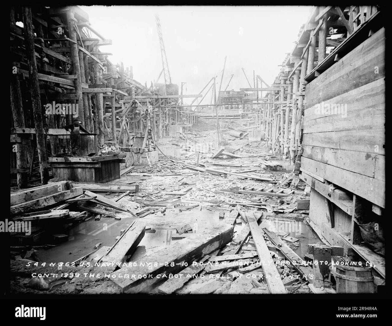 Dry Dock 4, Monthly Progress Photo, Looking North, Contract 1399 ...