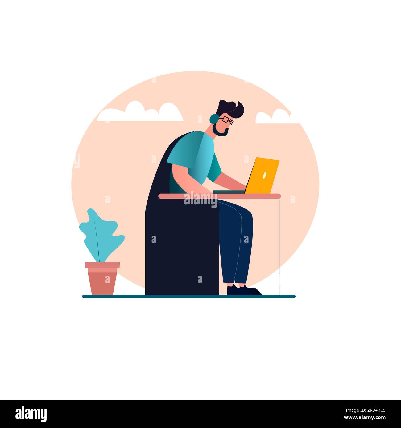 Technology careers vector vectors hi-res stock photography and images ...