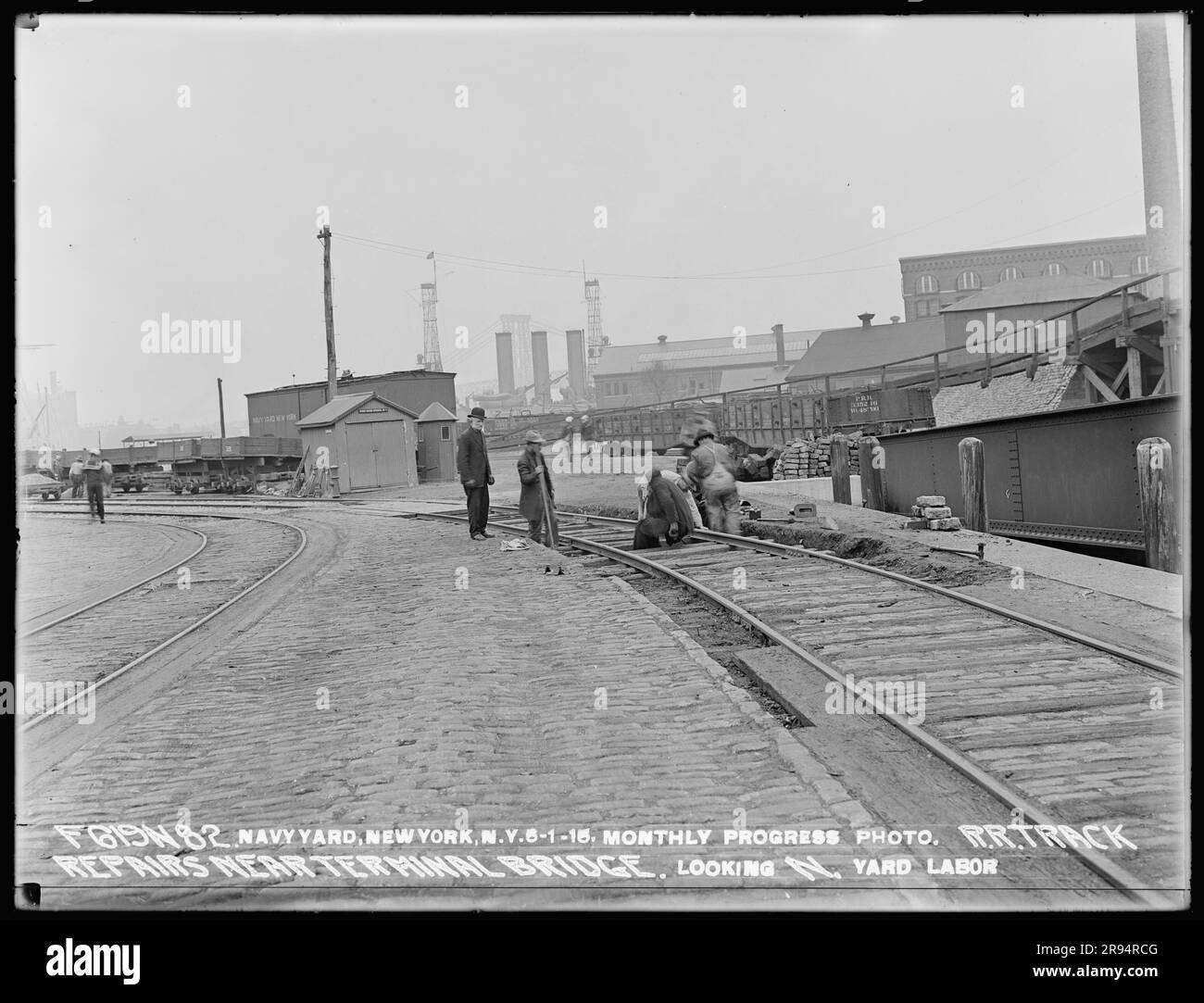 Monthly Progress Photo, Railroad Track Repairs Near Terminal Bridge ...