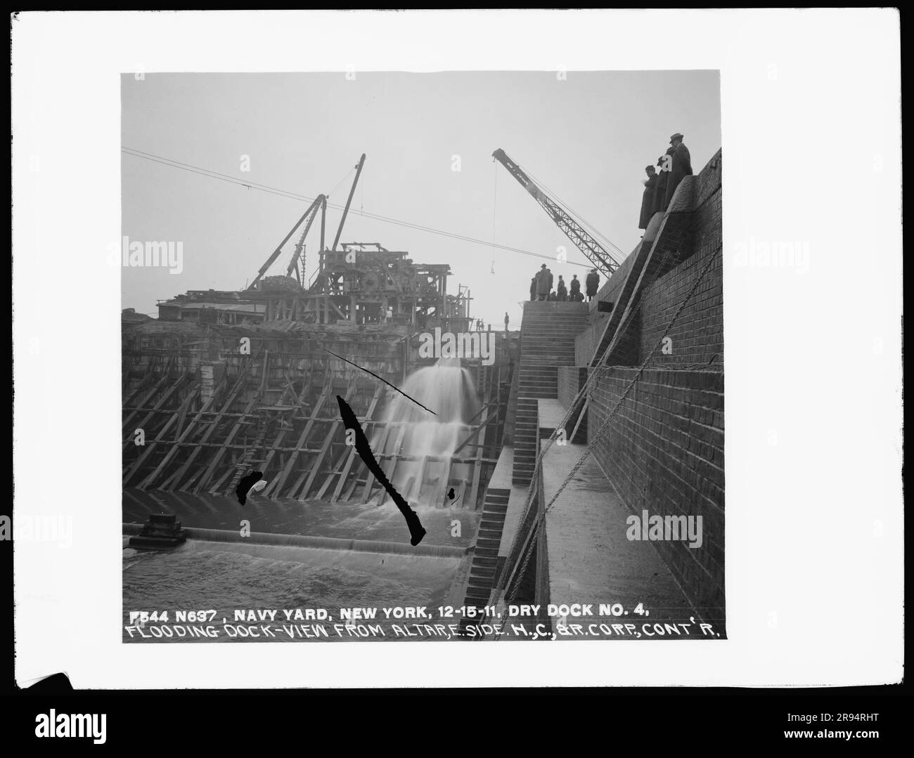 Dry Dock Number 4, Flooding Dock, View From Altar, East Side, Holbrook ...
