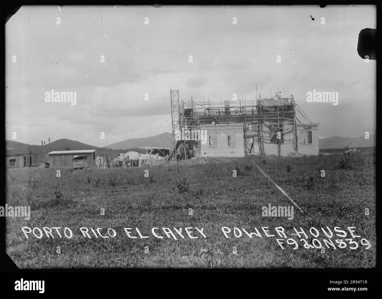 Porto Rico El Cayey Power House. Glass Plate Negatives of the ...
