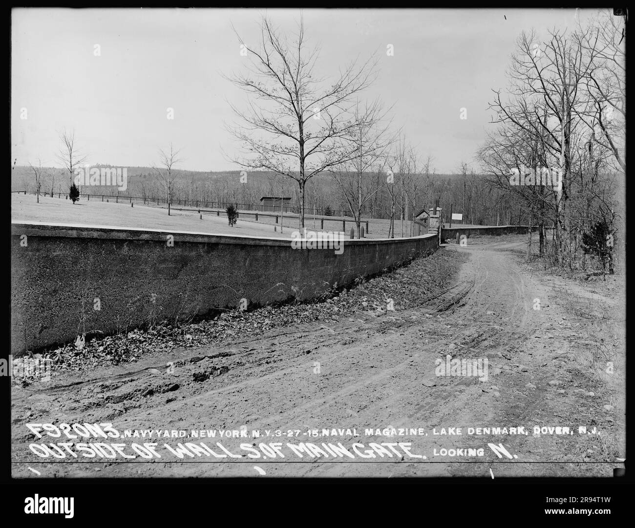 Naval Magazine, Lake Denmark, Dover, New Jersey, Outside of Wall South ...