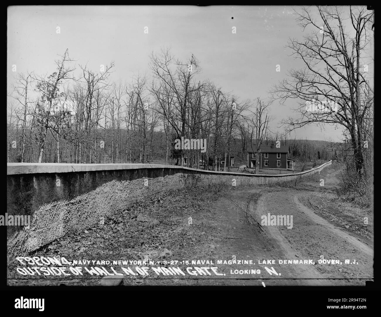 Naval Magazine, Lake Denmark, Dover, New Jersey, Outside of Wall North ...