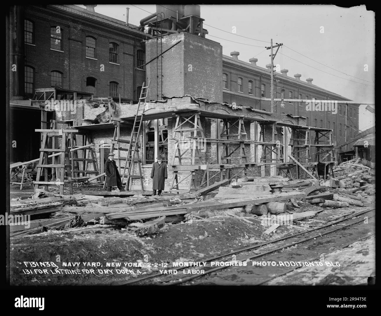 Monthly Progress Photo, Addition to Building 131 for Latrine for Dry ...