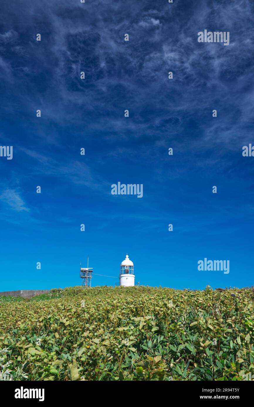 Cape Erimo Misaki Lighthouse Stock Photo - Alamy