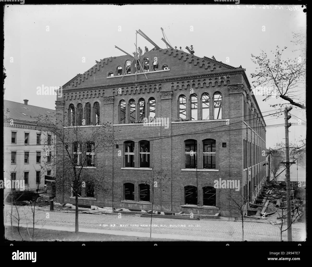 Building Number 126. Glass Plate Negatives of the Construction and ...