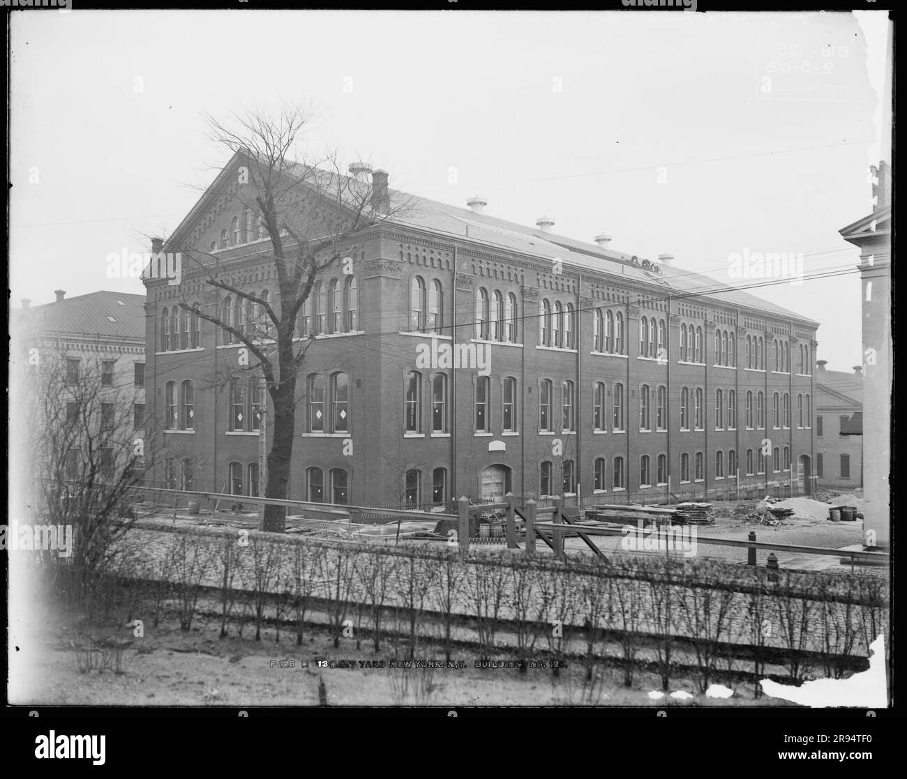 Building Number 126. Glass Plate Negatives of the Construction and ...