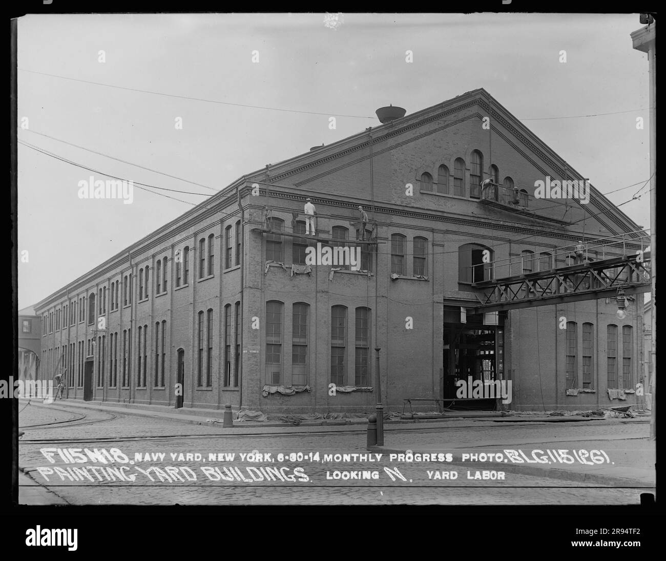 Monthly Progress Photo, Building 115 (26), Painting Yard Buildings ...