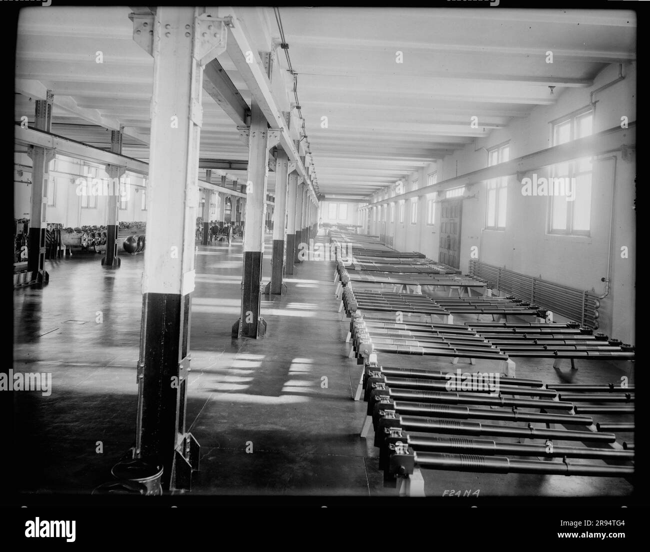 Building 24, Interior. Glass Plate Negatives of the Construction and ...