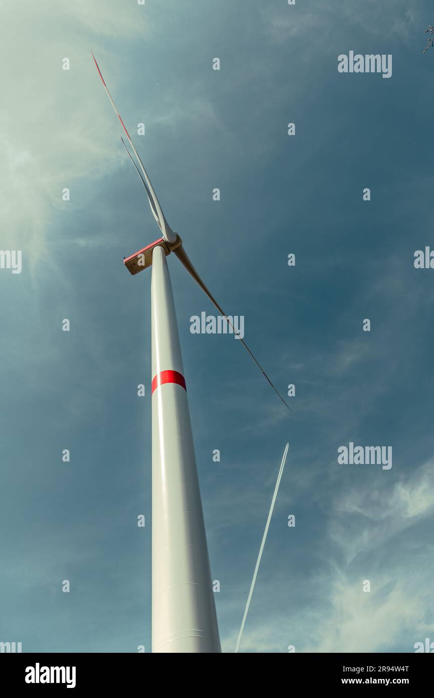 Windmill electric power production bottom hi-res stock photography and ...