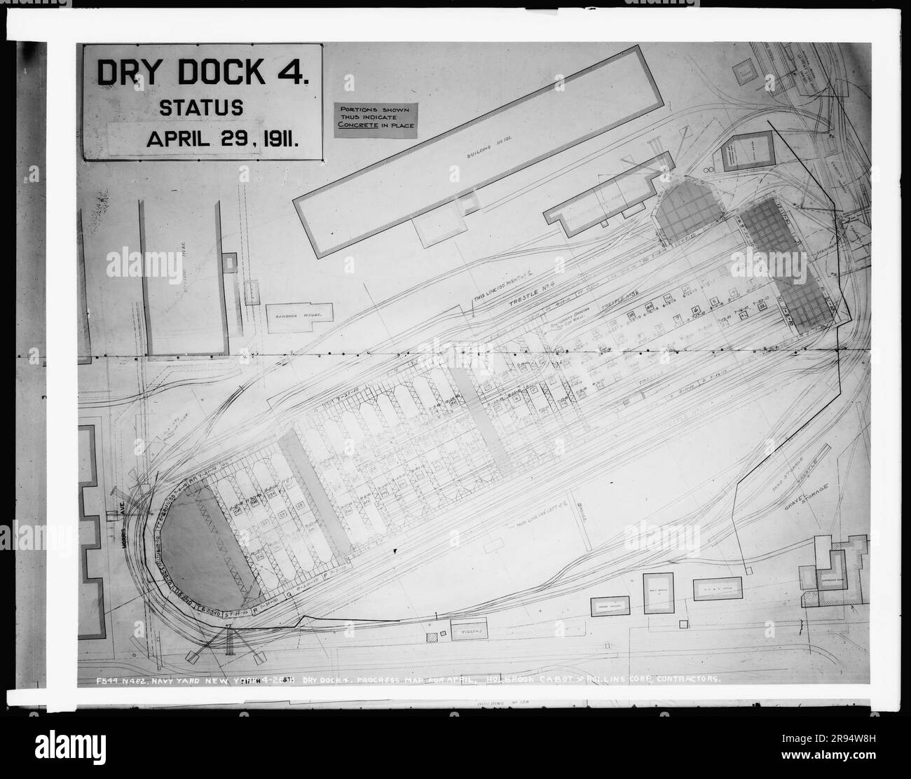 Dry Dock 4, Progress Map for April, Holbrook, Cabot and Rollins ...