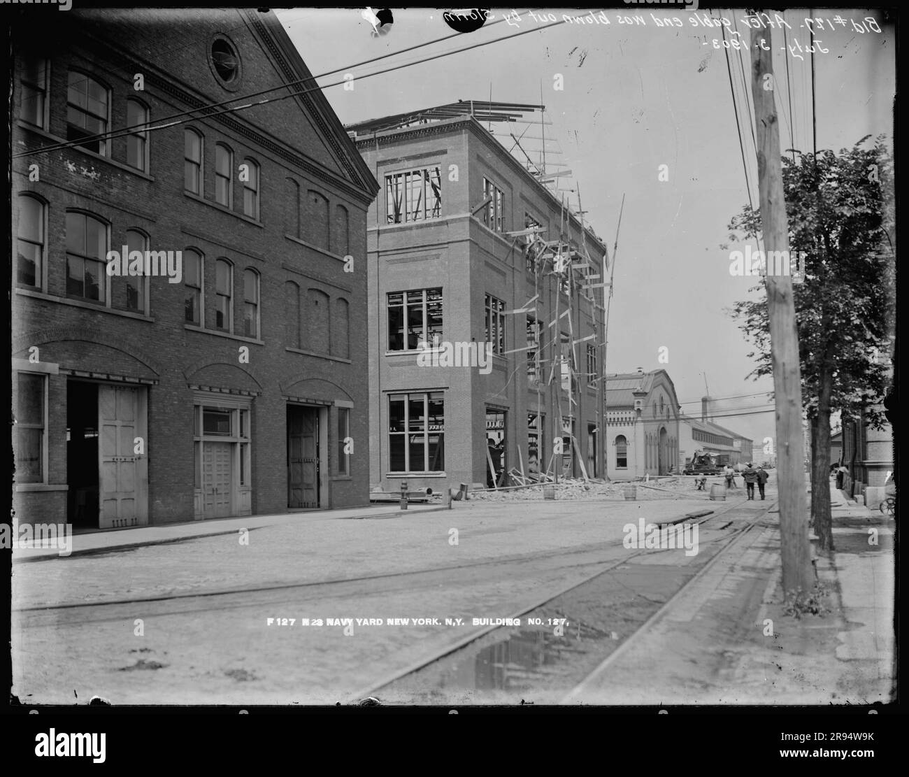Building Number 127. Glass Plate Negatives of the Construction and ...