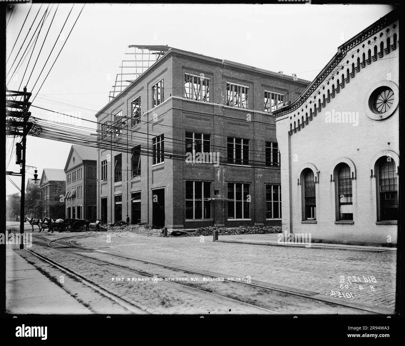 Building Number 127. Glass Plate Negatives of the Construction and ...