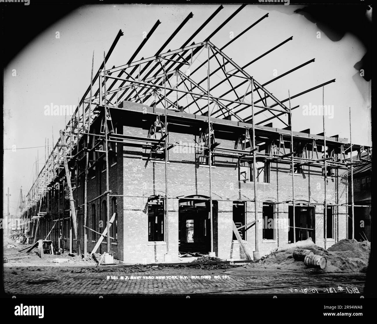 Building Number 131. Glass Plate Negatives of the Construction and ...
