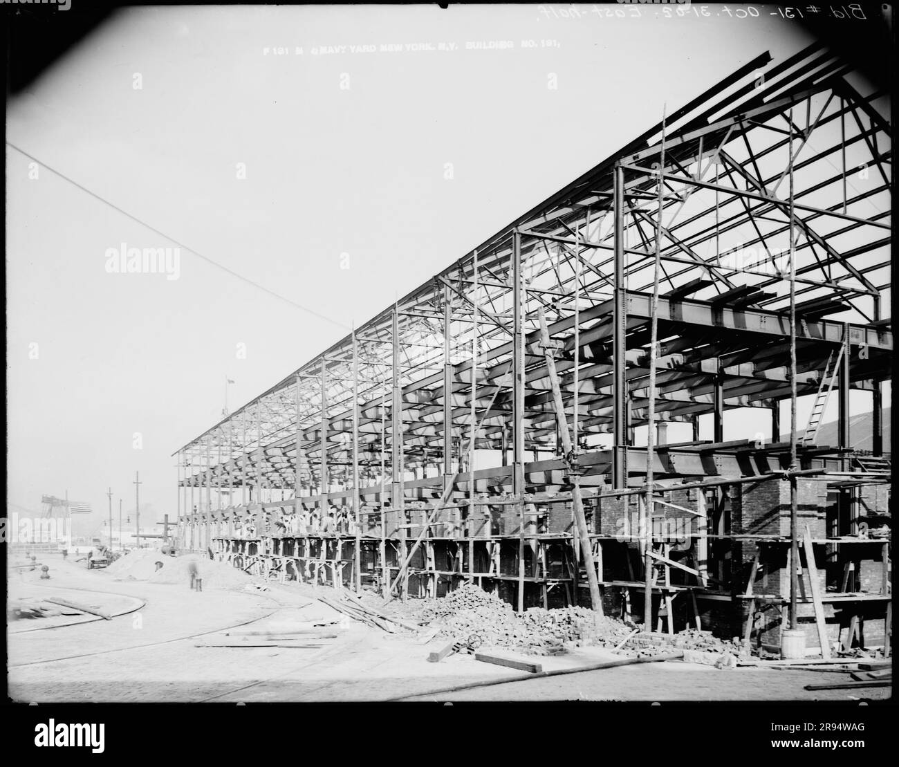 Building Number 131. Glass Plate Negatives of the Construction and ...