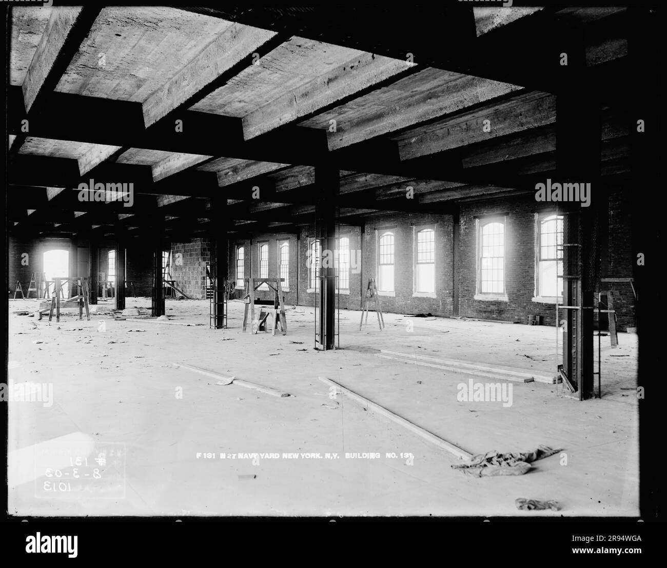 Building Number 131. Glass Plate Negatives of the Construction and ...