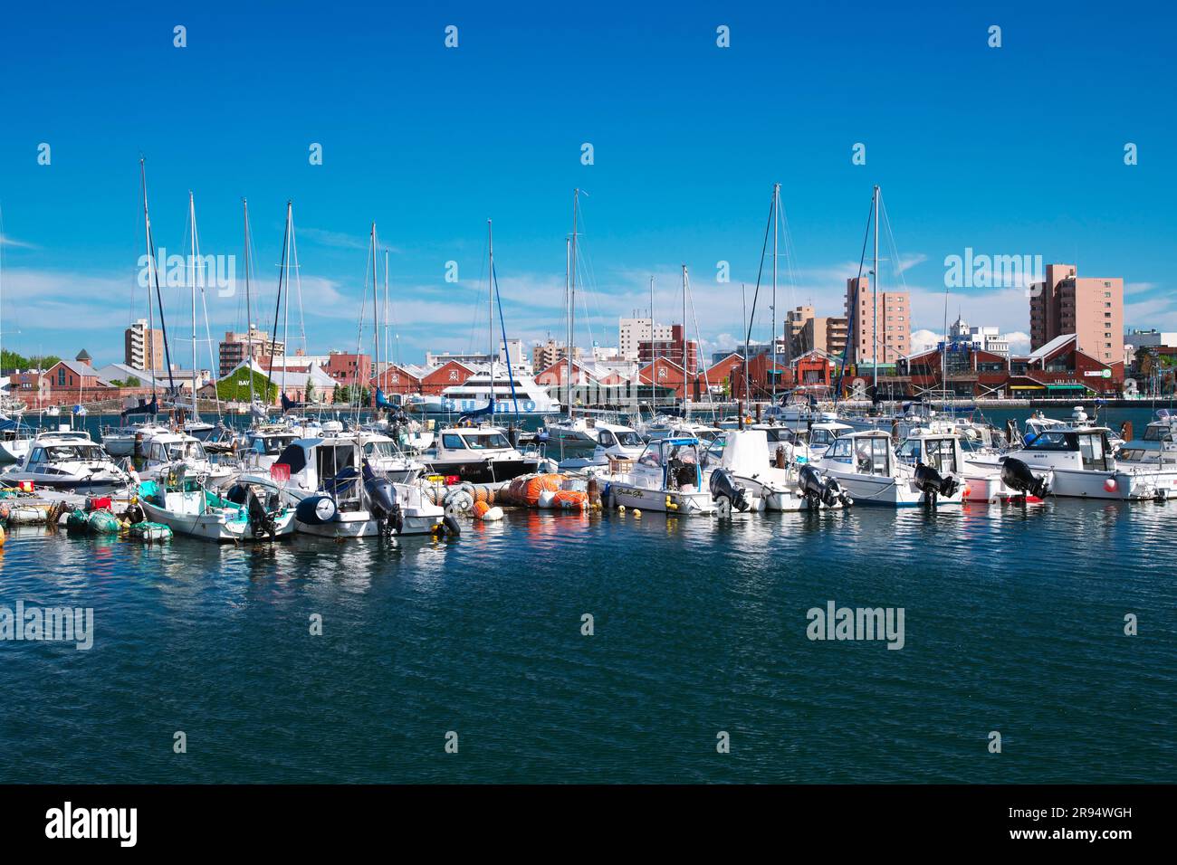 Yacht Harbor and Red Brick Warehouses Stock Photo - Alamy