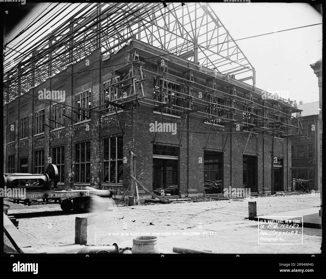 Building Number 127. Glass Plate Negatives of the Construction and ...