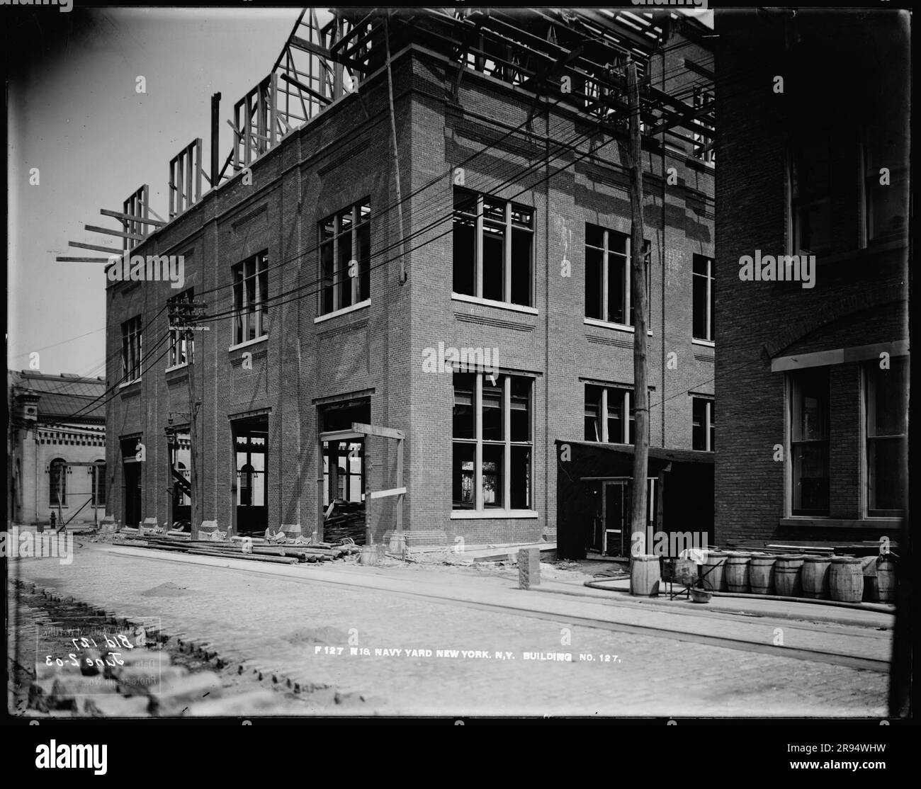 Building Number 127. Glass Plate Negatives of the Construction and ...