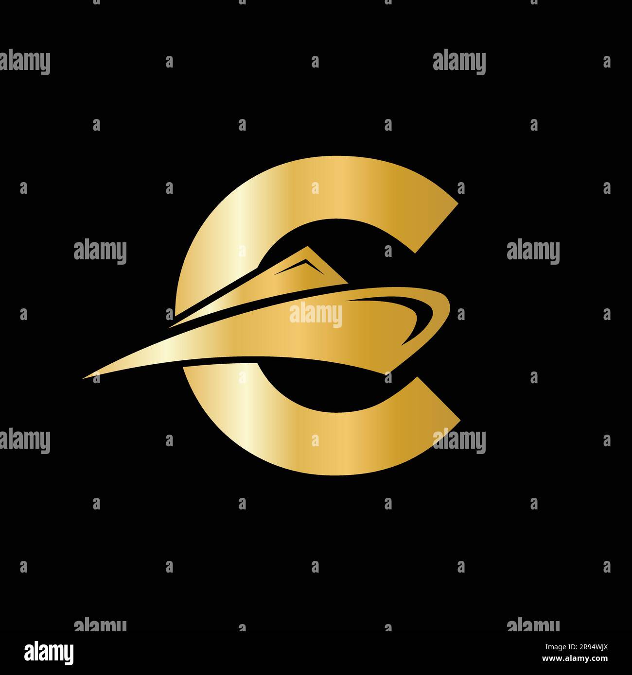 Letter c shipping container logo hi-res stock photography and images ...