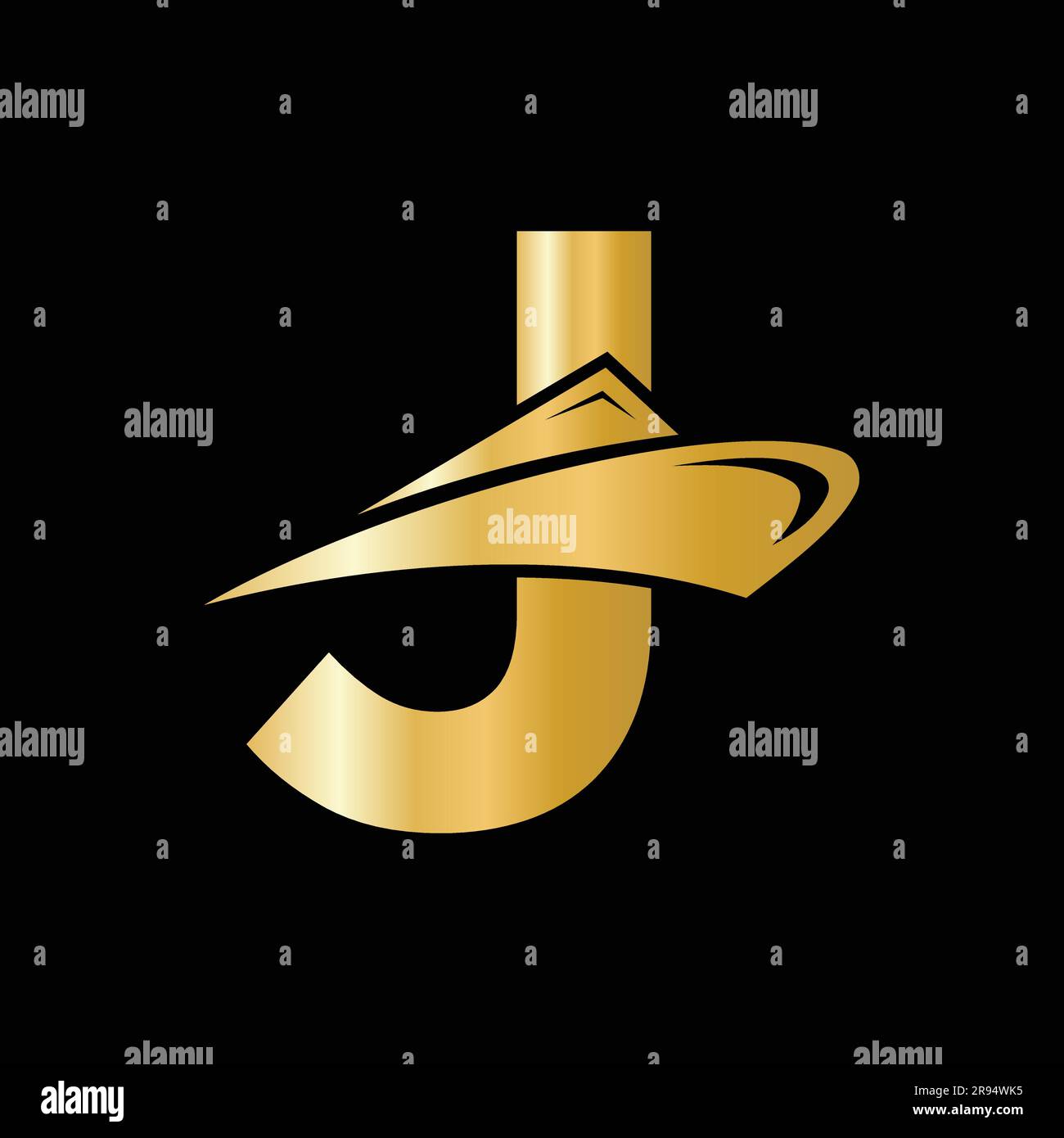 Initial Letter J Cruise Ship Logo Boat Icon. Yacht Symbol, Marine ...