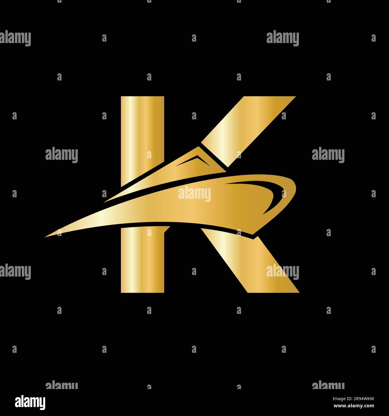 Initial Letter K Cruise Ship Logo Boat Icon. Yacht Symbol, Marine ...