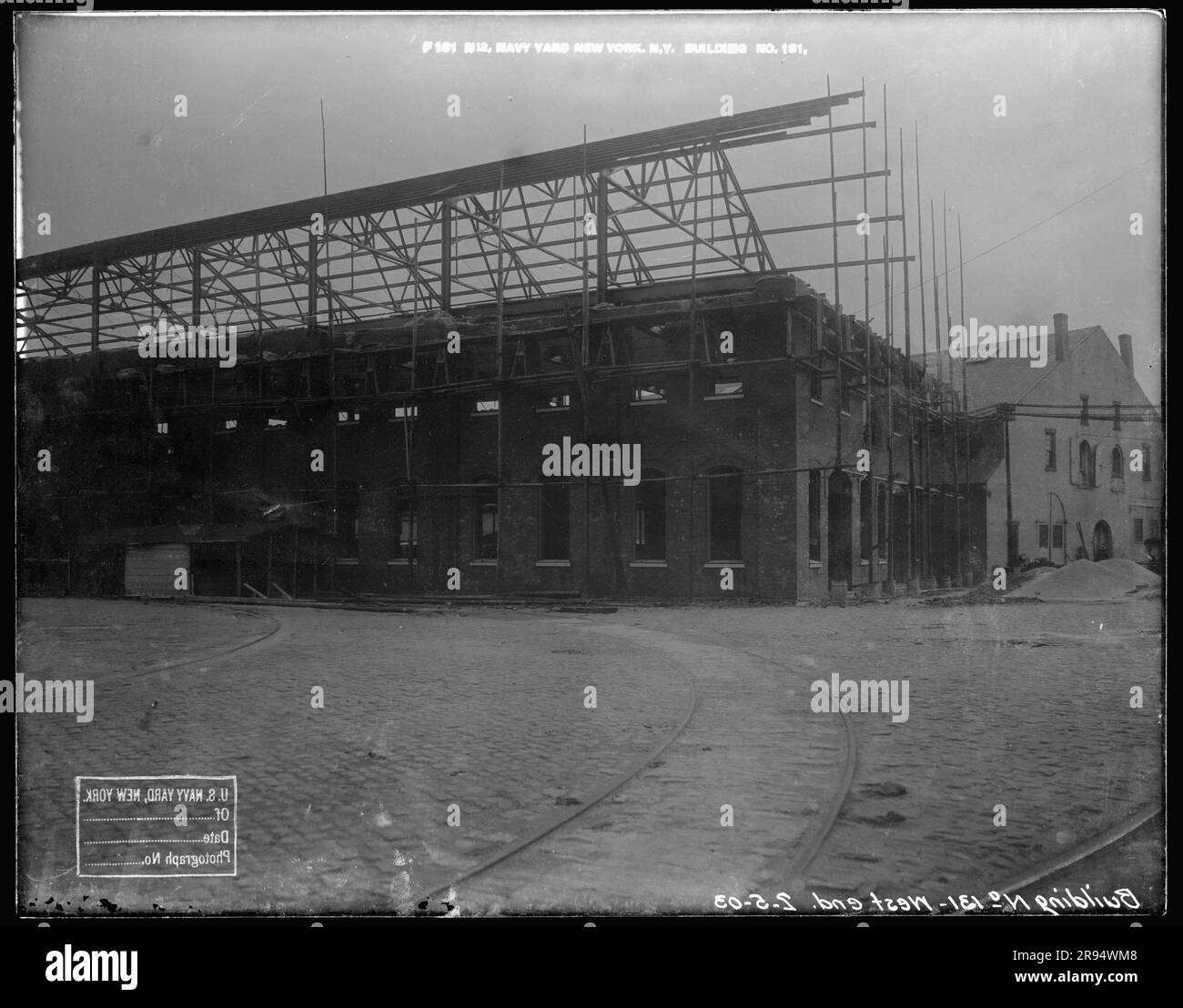 Building Number 131, West End. Glass Plate Negatives of the ...