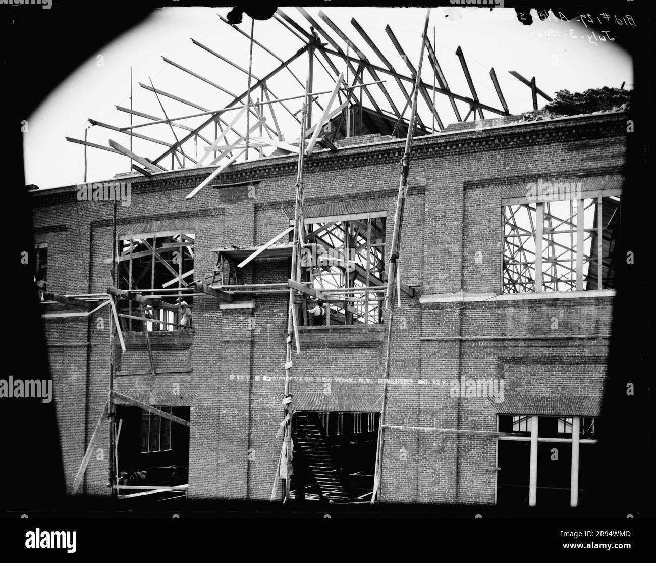 Building Number 127. Glass Plate Negatives of the Construction and ...