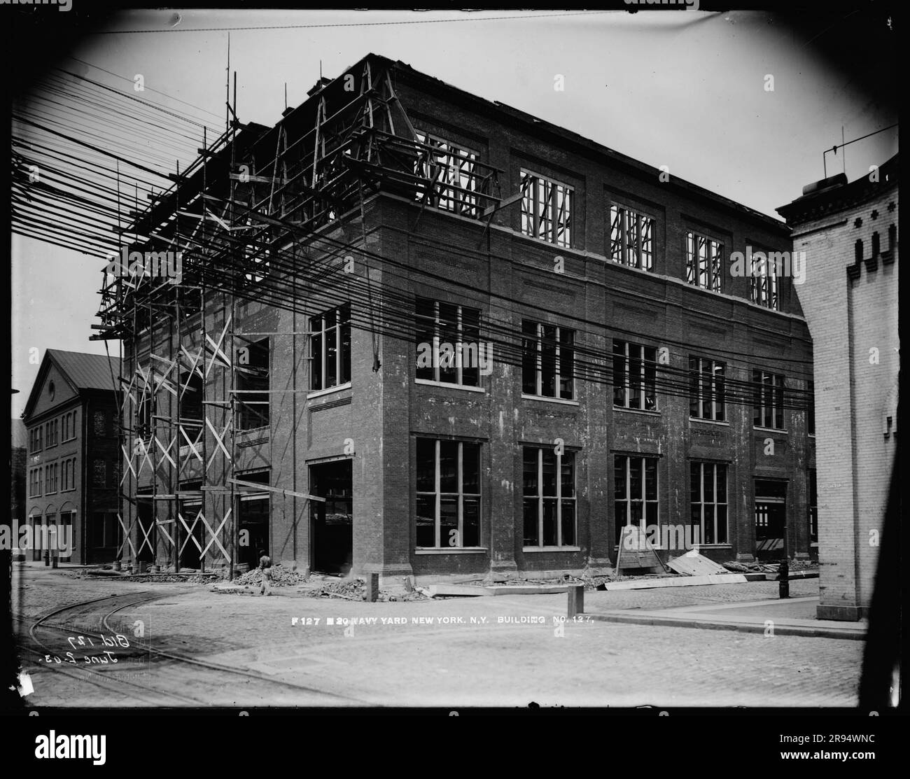 Building Number 127. Glass Plate Negatives of the Construction and ...