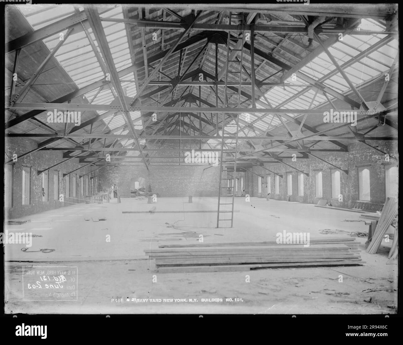 Building No. 131. Glass Plate Negatives of the Construction and Repair ...