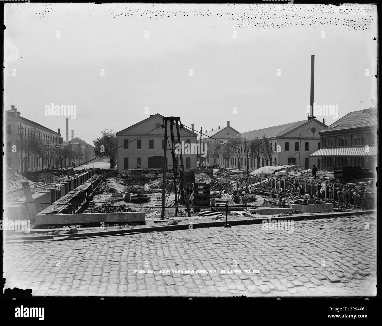 Building Number 126. Glass Plate Negatives of the Construction and ...