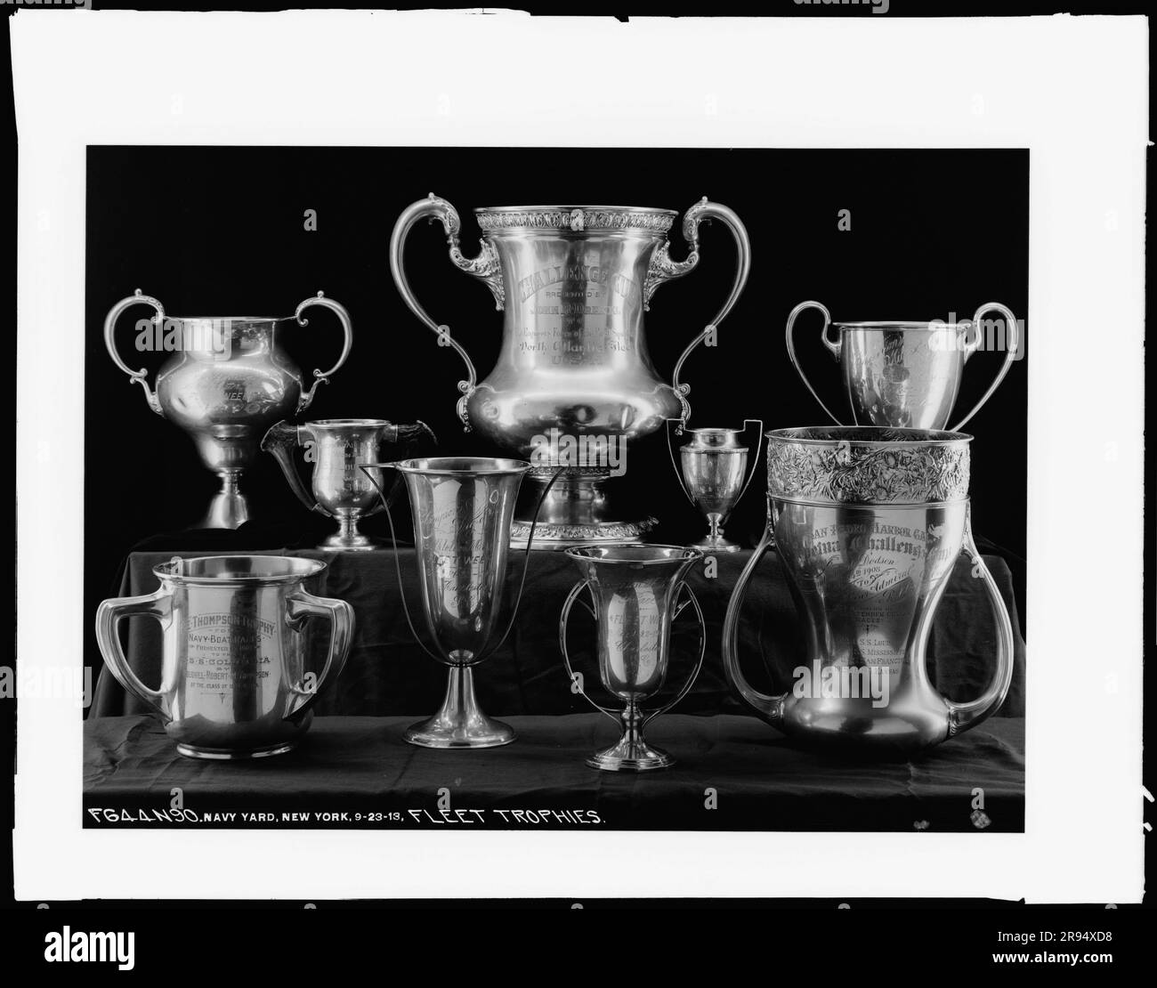 Glass trophies Black and White Stock Photos & Images - Alamy