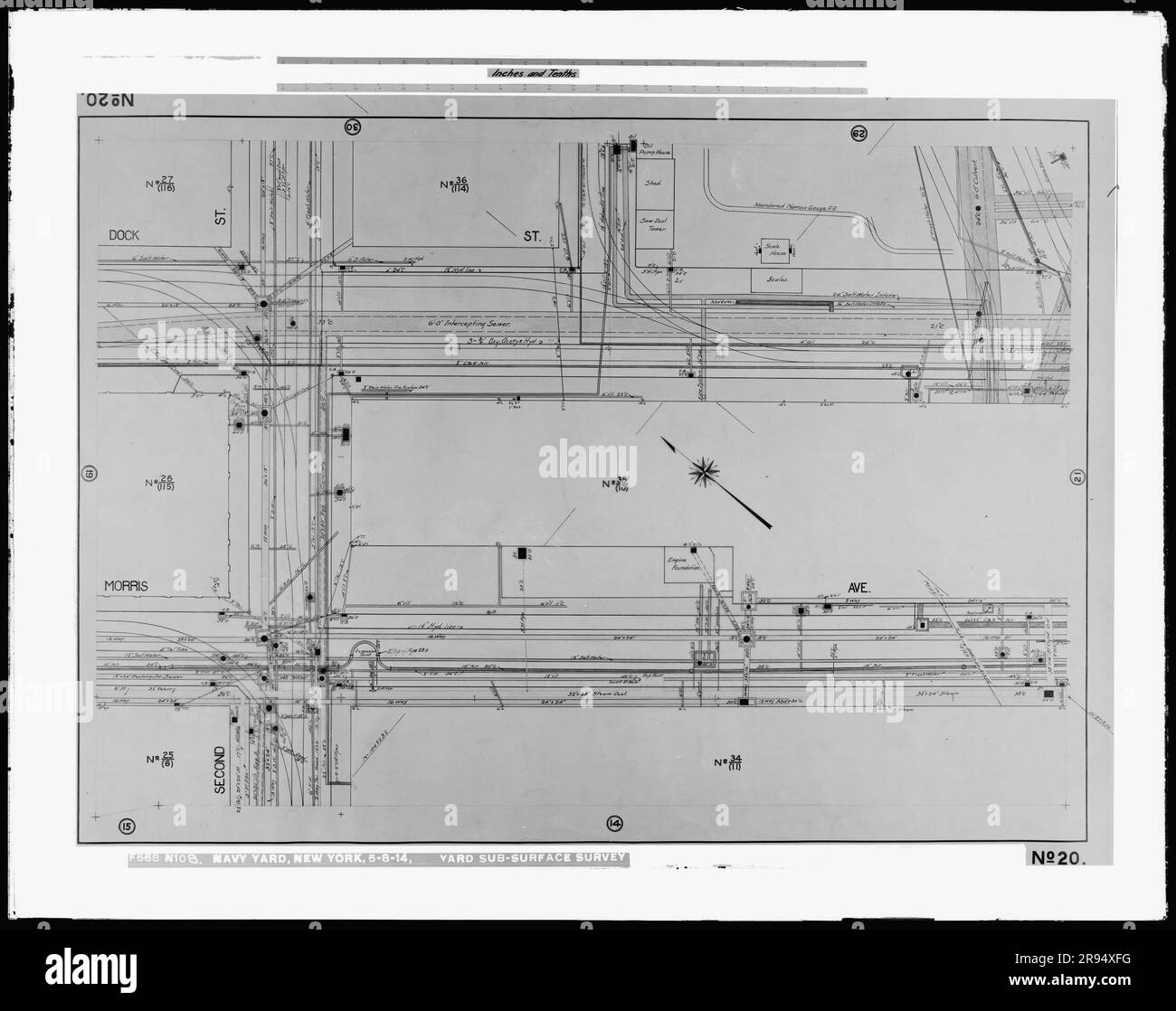 Yard Sub-Surface Survey, Number 20. Glass Plate Negatives of the ...