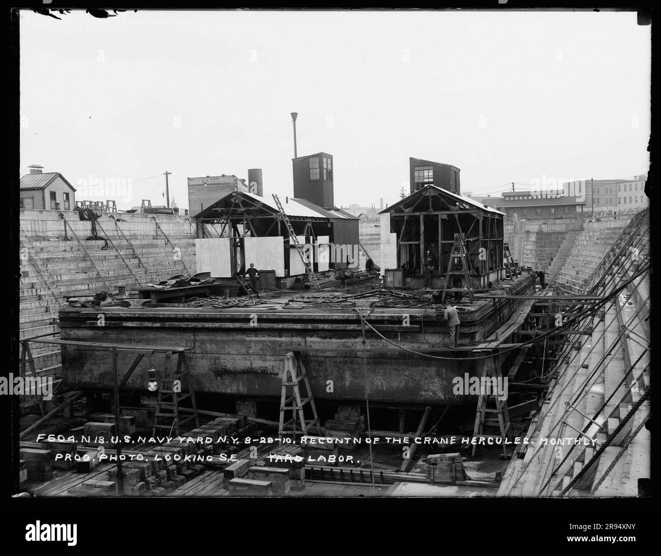 Reconstruction of the Crane Hercules, Monthly Progress Photo, Looking ...