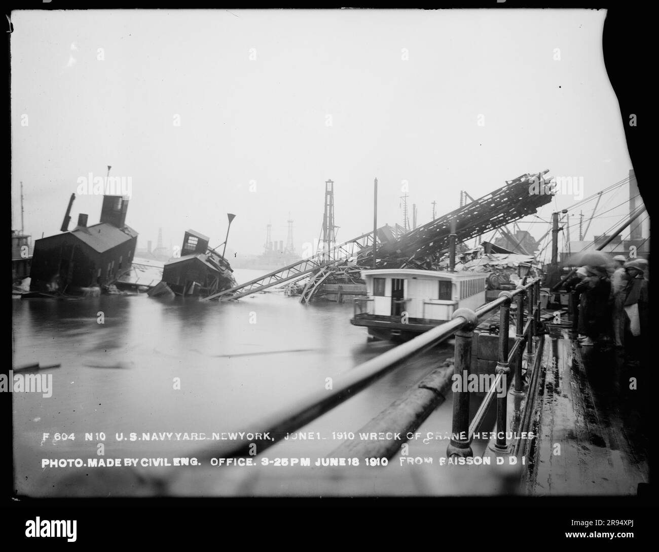 Wreck of Crane Hercules, Photo Made by Civil Engineering Office, from ...