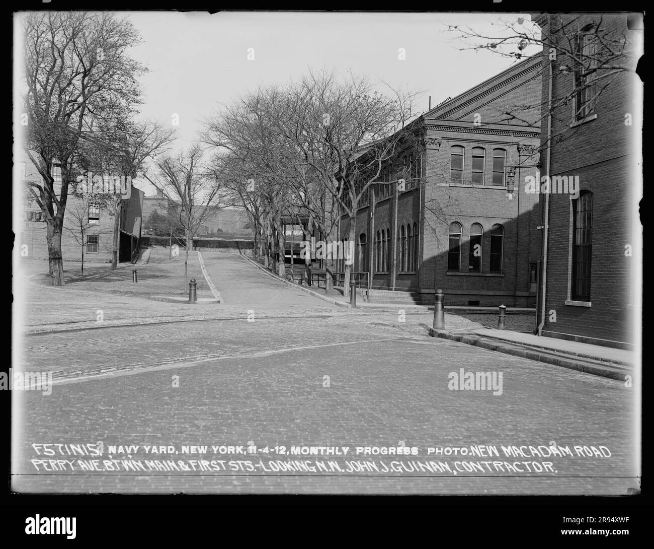 Monthly Progress Photo, New Macadam Road Perry Avenue, Between Main and ...