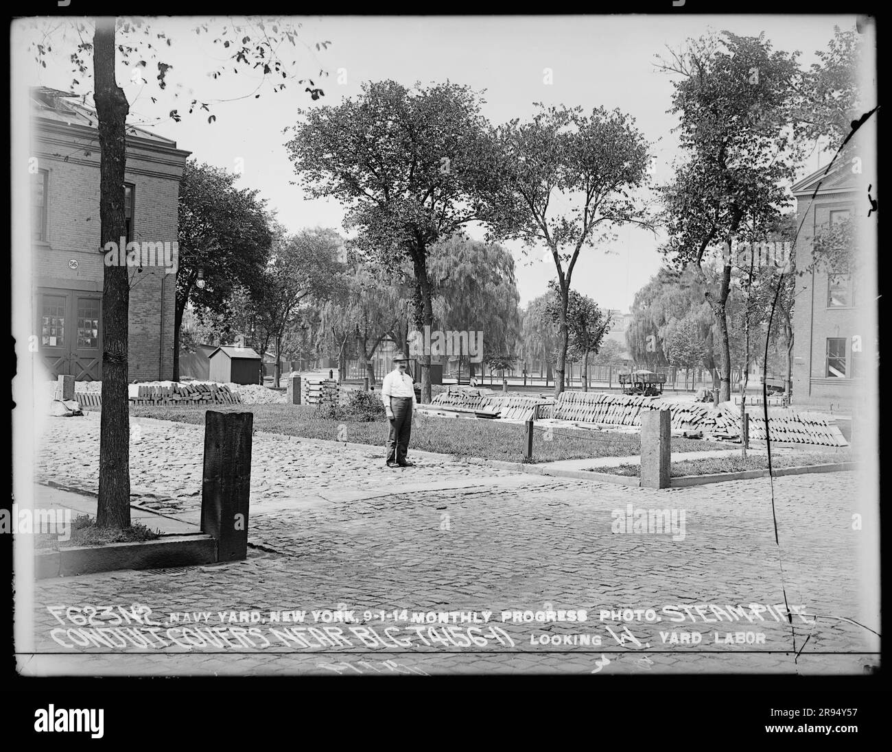 Monthly Progress Photo, Steam Pipe Conduit Covers Near Buildings 74 (56 ...